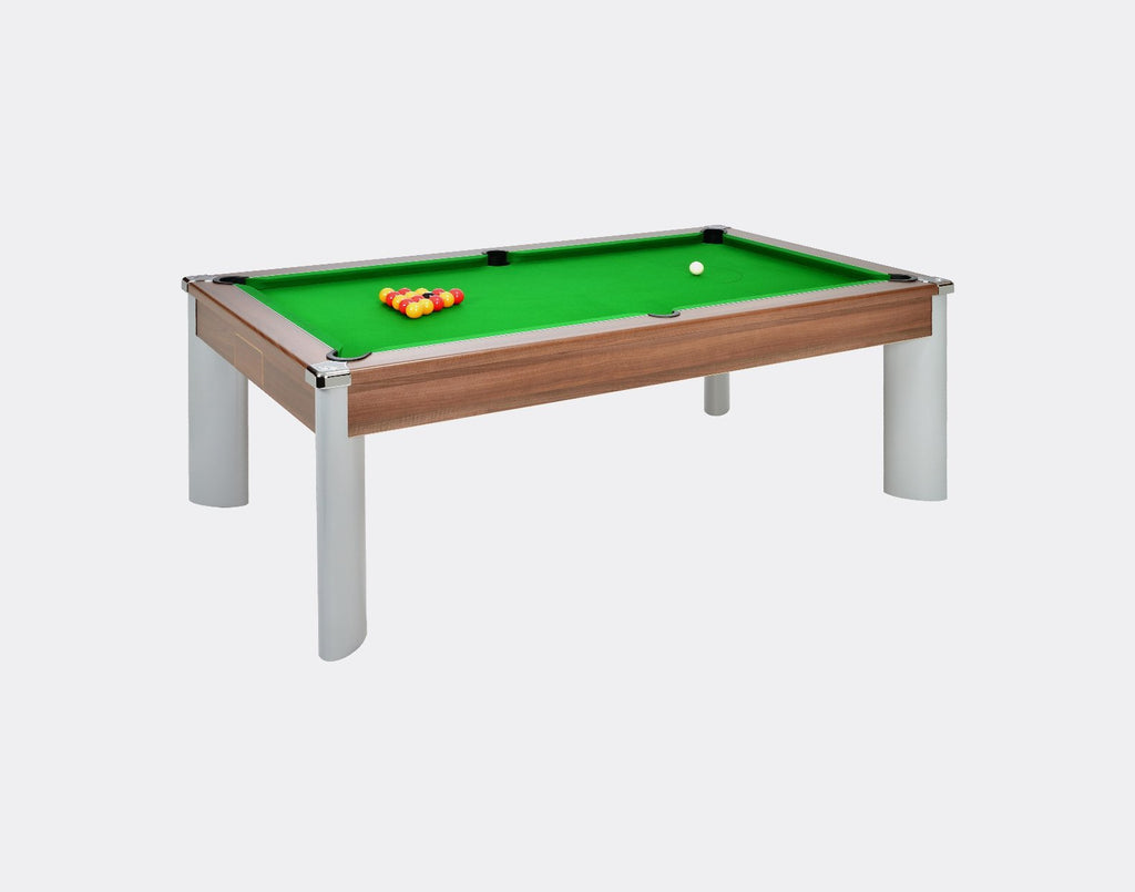 DPT Fusion Pool Dining Table 7FT, Dark Walnut - GRANDEUR Table Sports